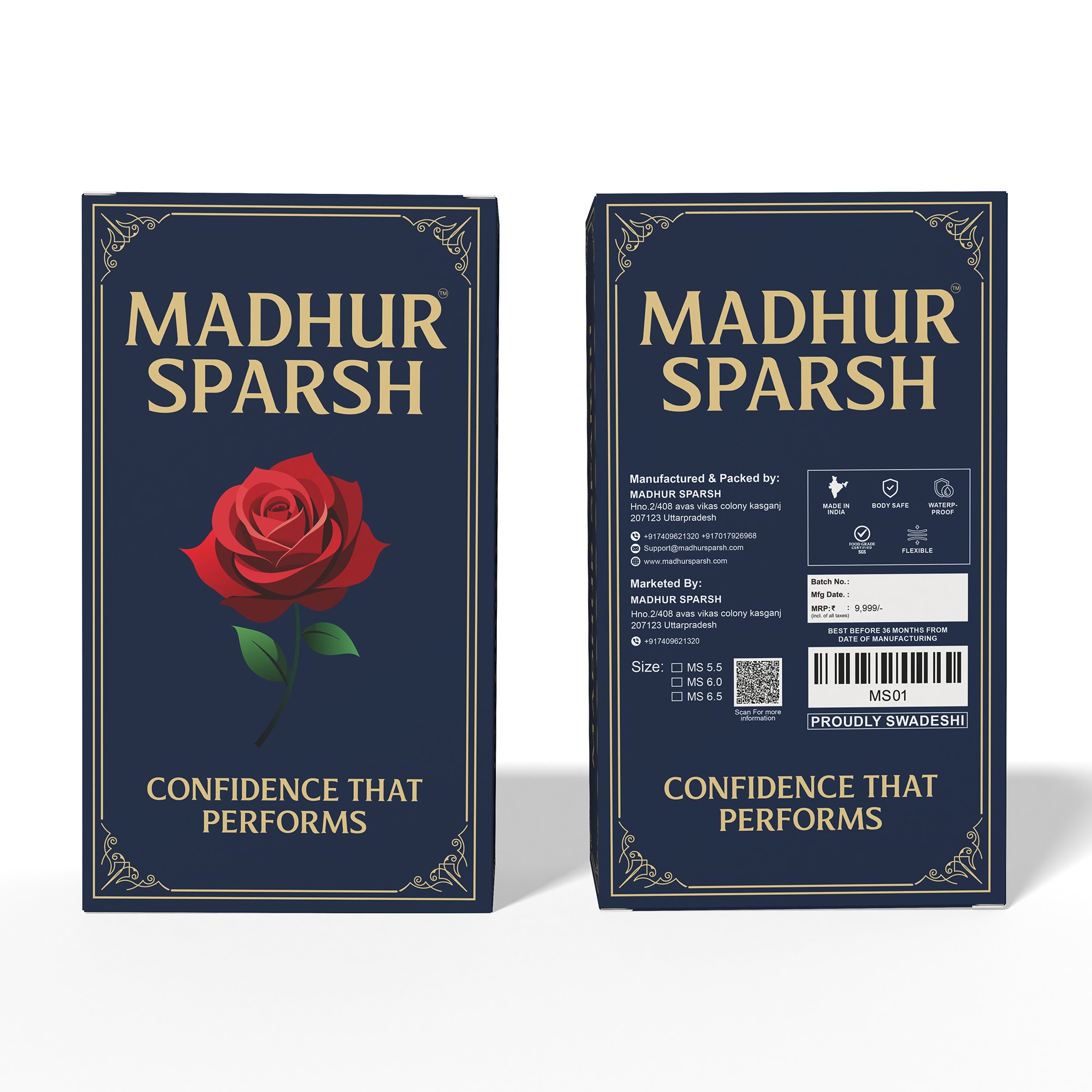 Madhur Sparsh Silicone Comfort Sleeve – 5.5,6 and 6.5 Inch Extension ...